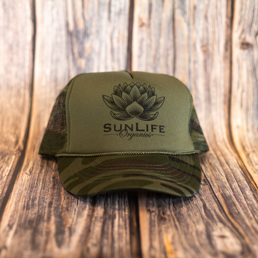 Camo Lotus Hat – SunLife Organics
